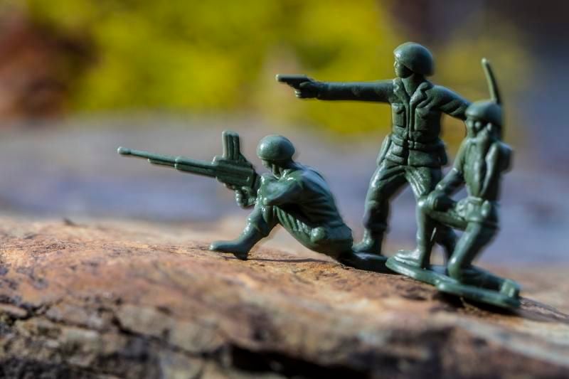 Green Army Men Toy Soldiers