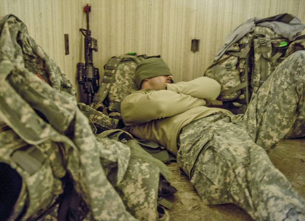 A staggering number of troops are fat and tired, report says