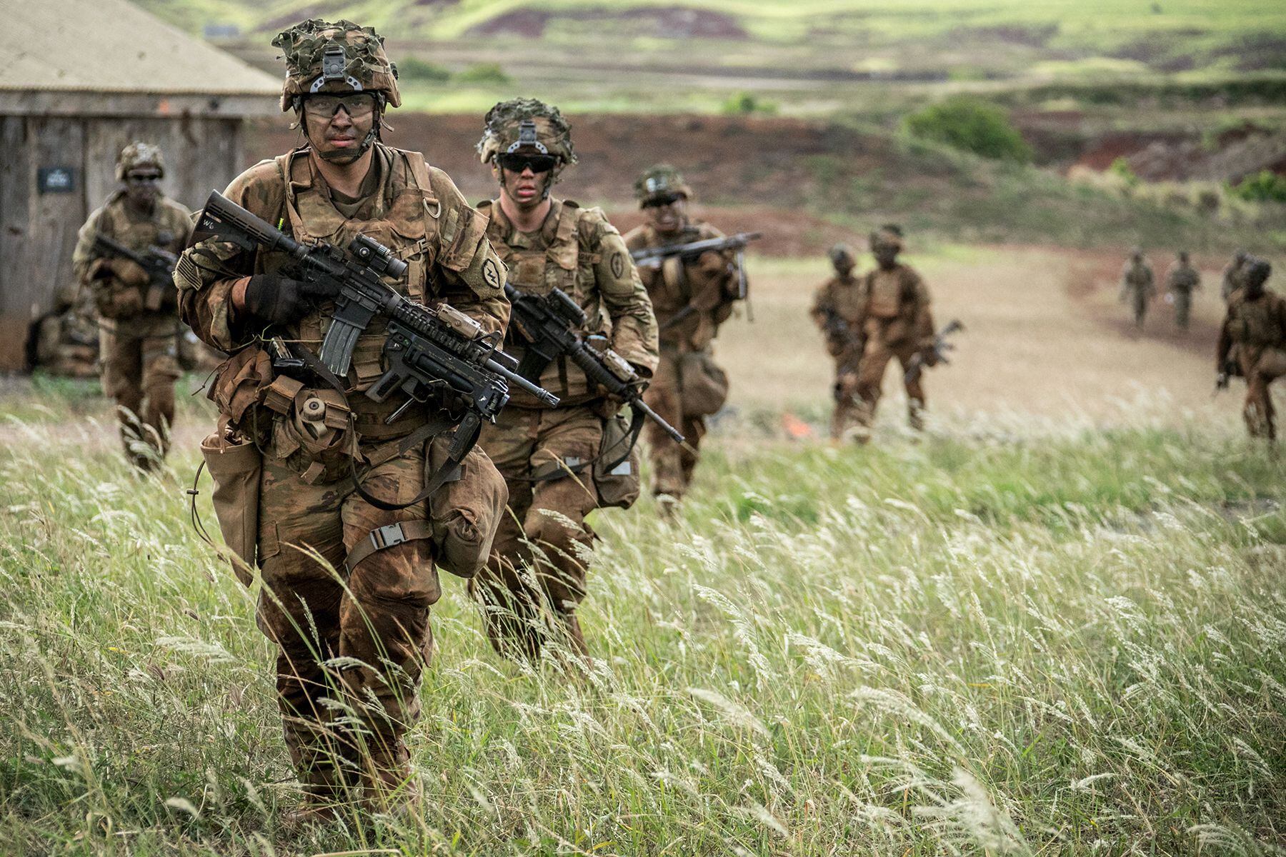 Marine Corps Infantry In Combat