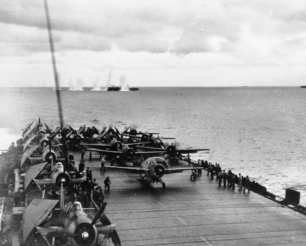 Today in history: Navy ships bombard Okinawa