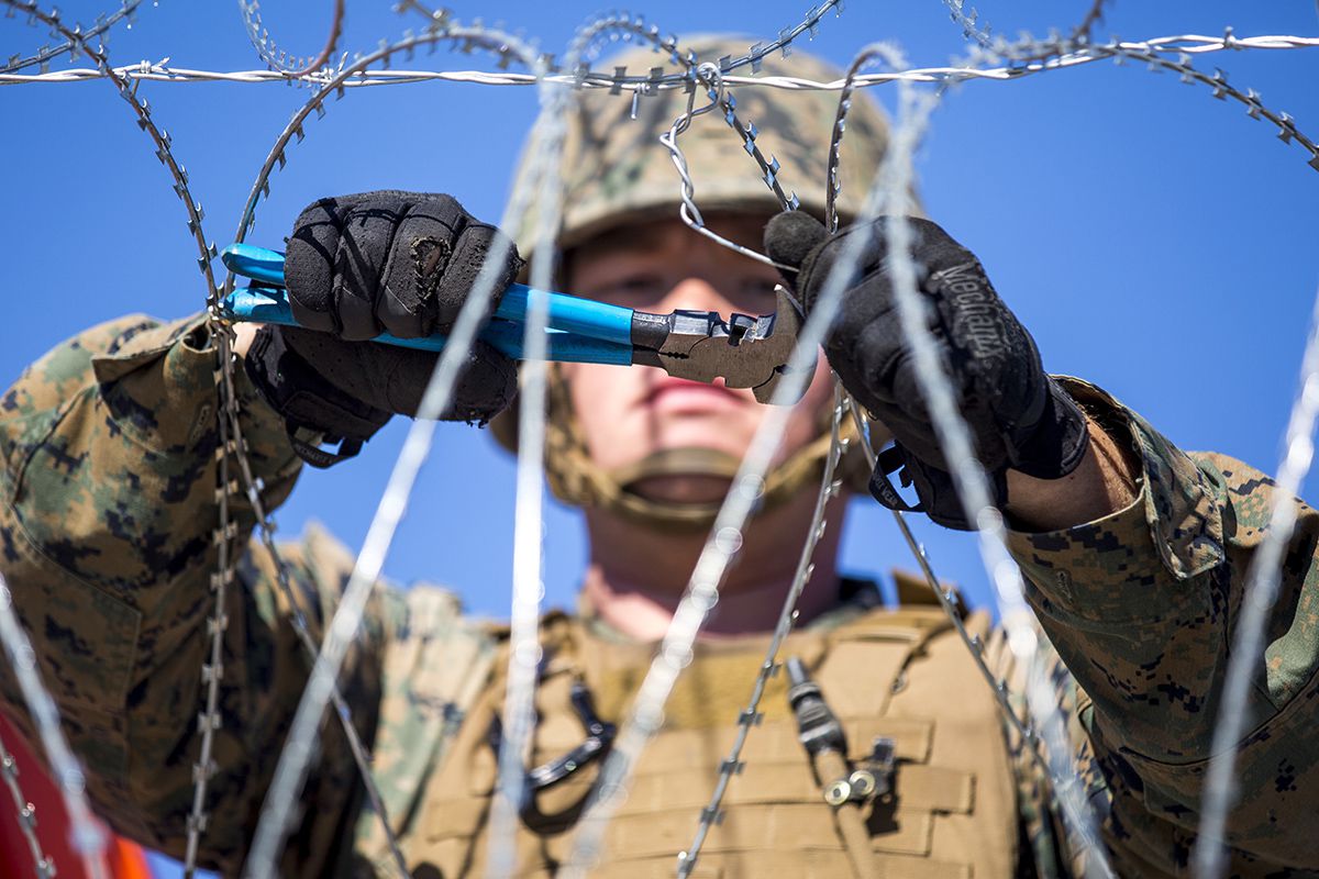Razor wire store