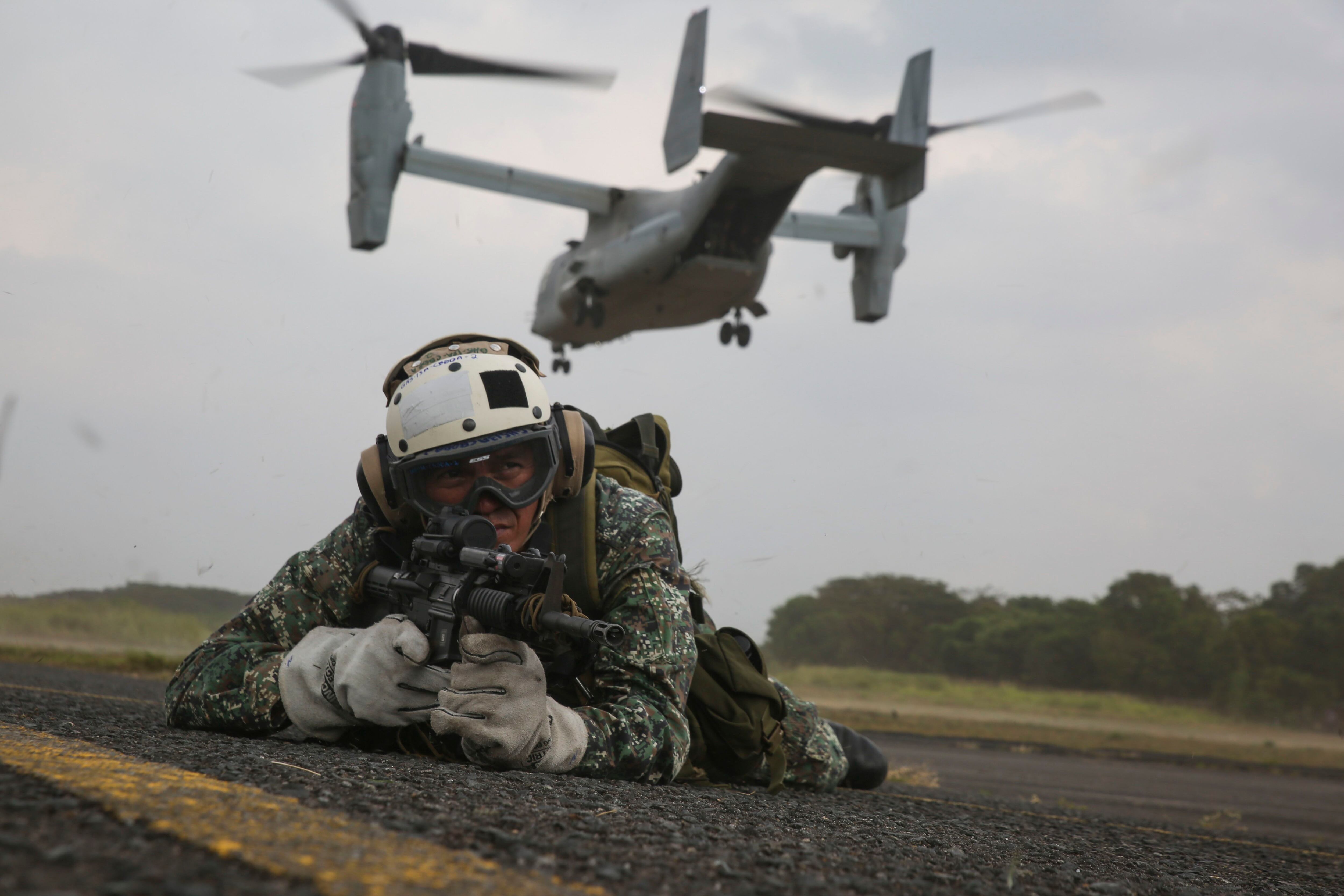 Philippine Army Full Battle Gear