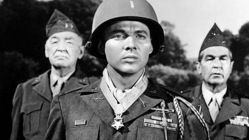On this day in 1945, Audie Murphy climbed a burning tank and schwacked ...