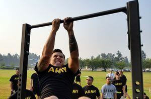 military pull ups test