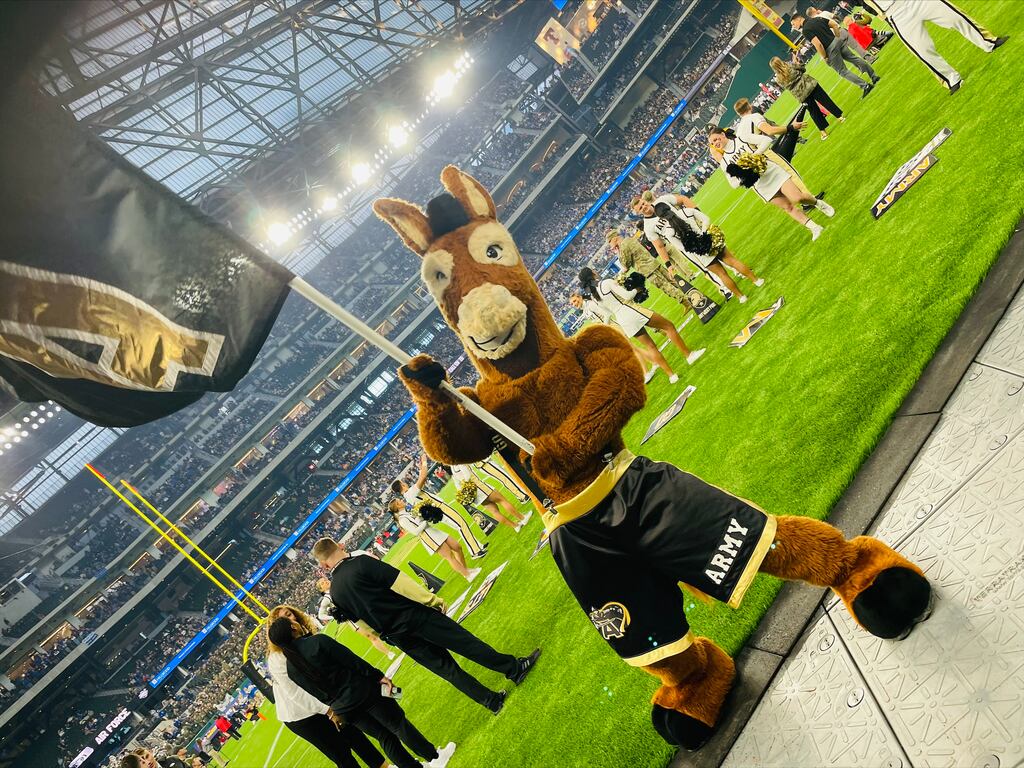Meet the cadet who serves as West Point’s mascot: ‘BlackJack’ the mule