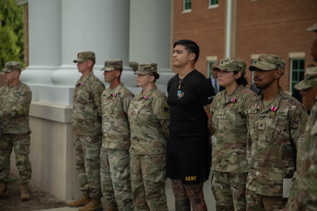 Six soldiers honored for subduing Fort Stewart shooter, aiding wounded