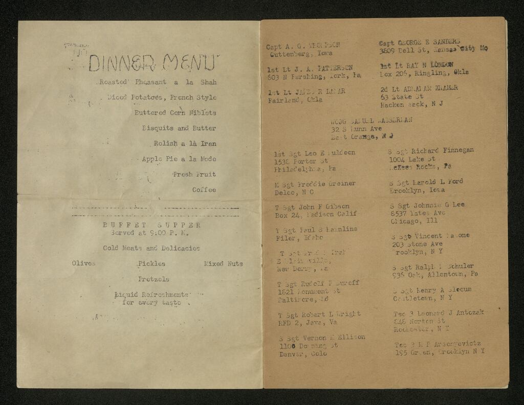 Ham, turkey and cigars? A look at Christmas festivities during WWII