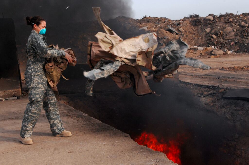 What are burn pits? Why are military veterans worried about them?