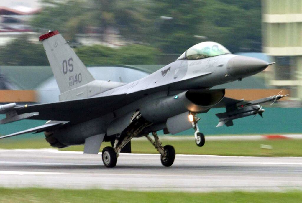Small arms fire damages F-16 in Afghanistan