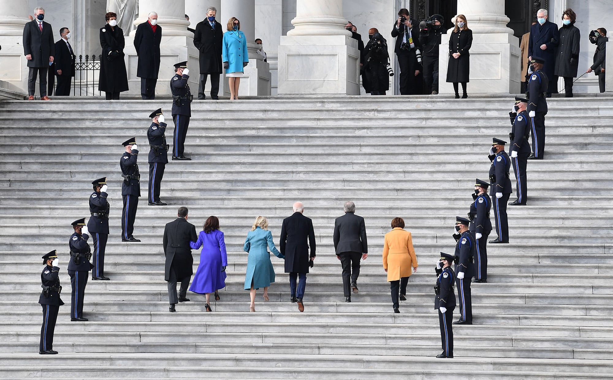 Biden inaugurated commander in chief amid heavy military presence at ...