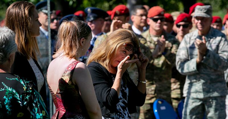 Chapman Air Force Memorial Unveiling Ceremony
