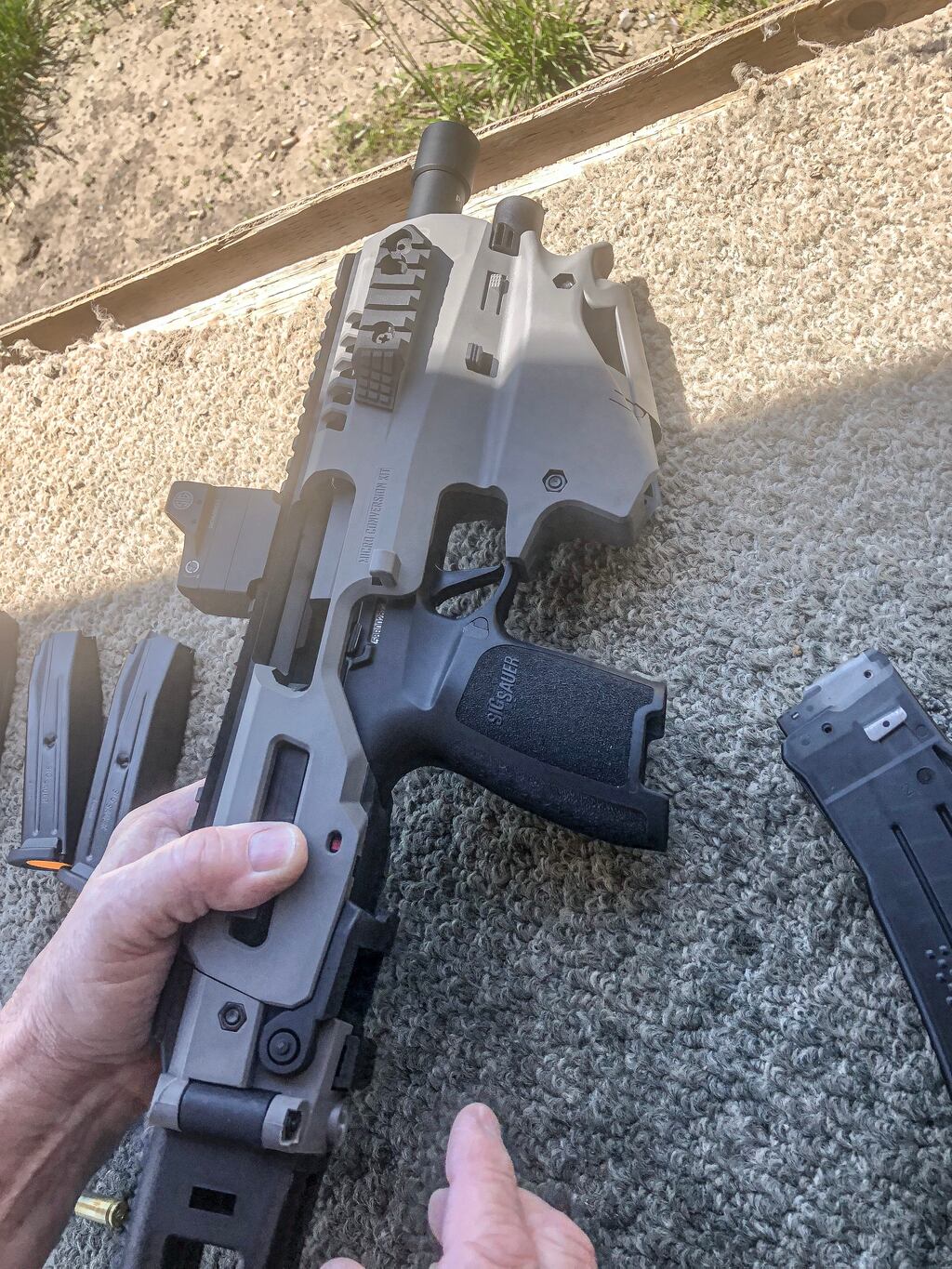 We tried out CAA’s latest pistol conversion kit at Gat Show 2019