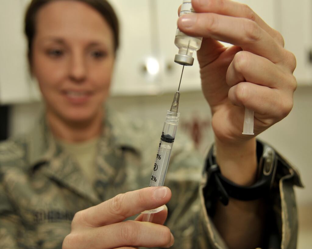 Required shots mean few military measles cases