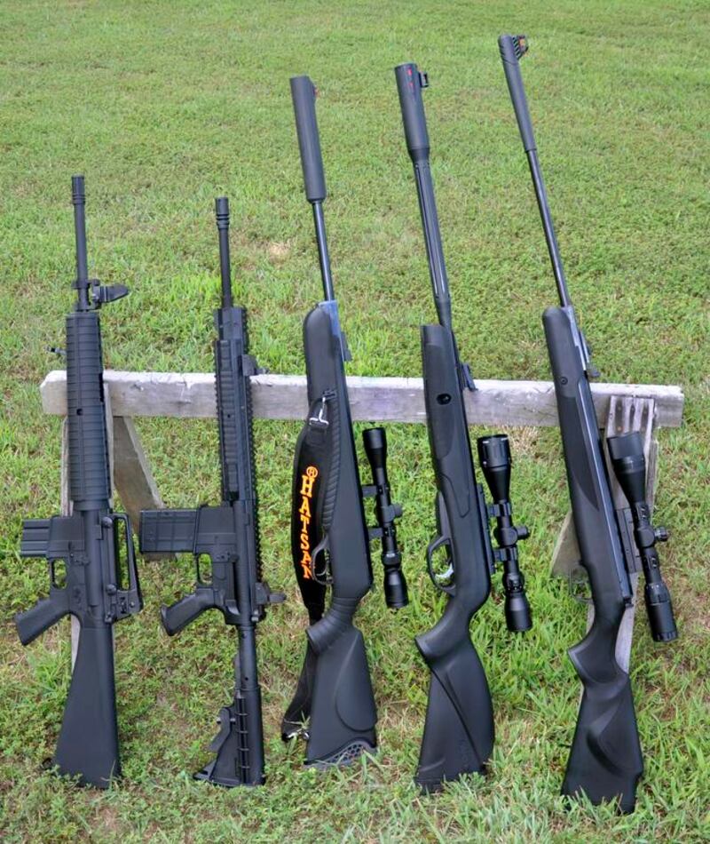 Air rifle test compares the power, pellet velocity & accuracy of 5 new guns