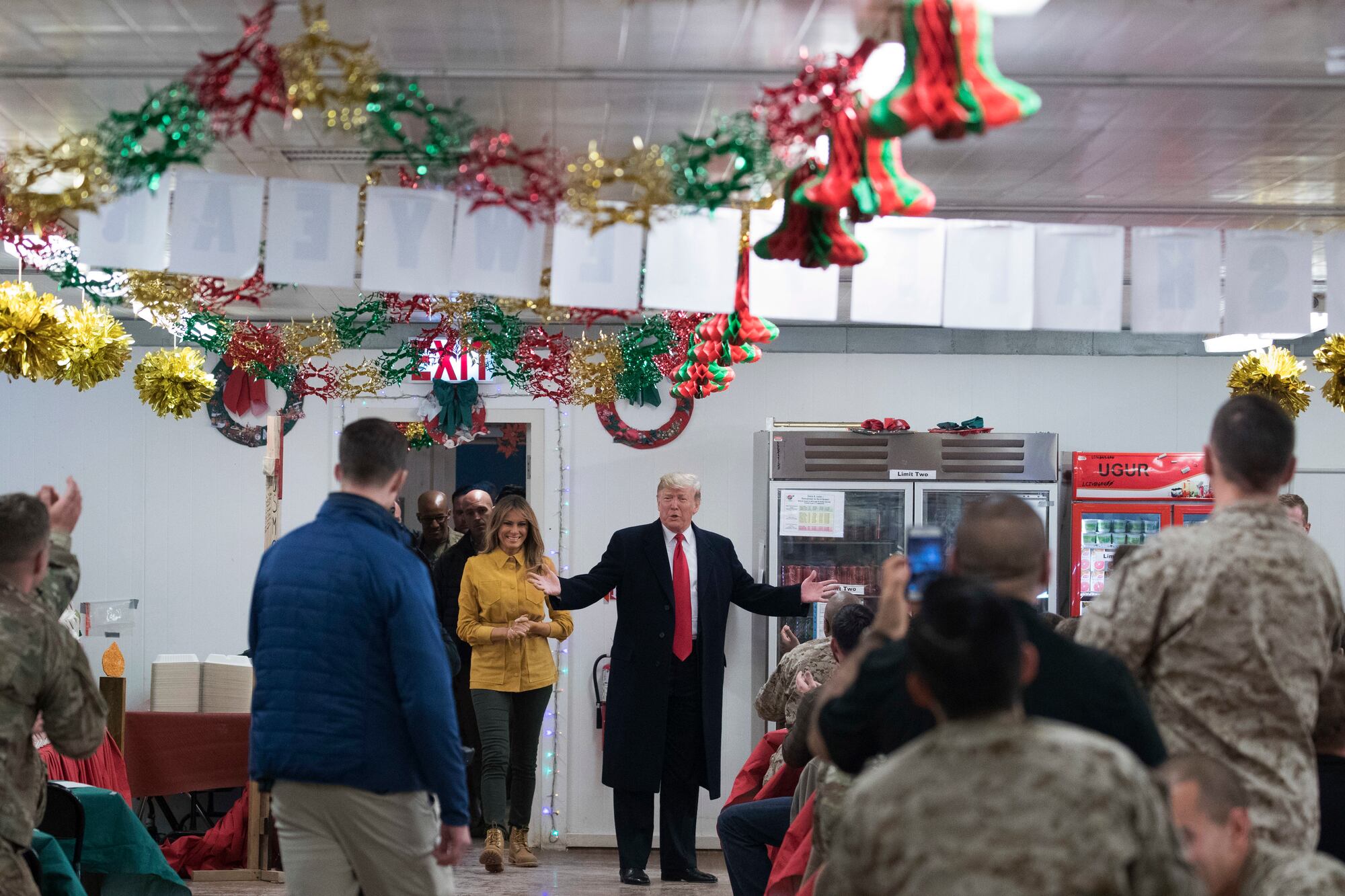 President Trump, first lady make surprise Iraq visit