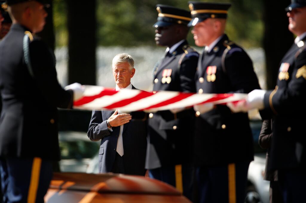 Army Staff Sgt. Thomas C Florich III laid to rest in Arlington