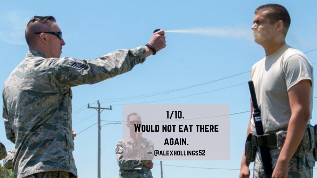 What it’s like to be OC sprayed