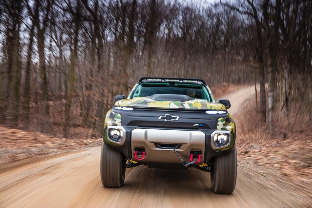 The Chevrolet Colorado ZH2 fuel cell electric truck