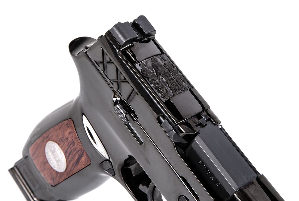 This is the special M17 pistol that will guard The Unknown Soldier