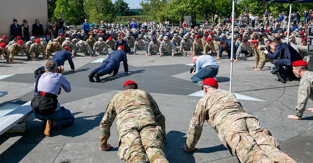 Chapman Air Force Memorial Unveiling Ceremony