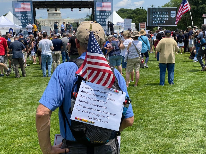 ‘Unite for Vets’ rally calls for Trump to abandon planned cuts at VA