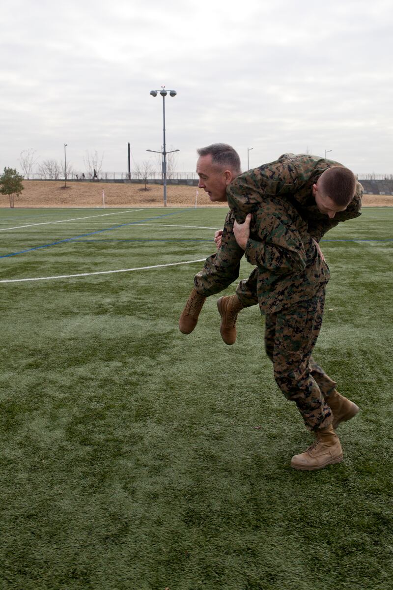 CMC completes the Combat Fitness Test