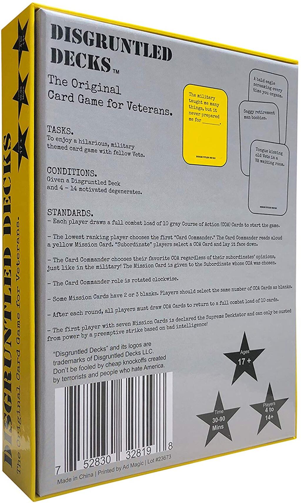 This deck of cards will (not) leave you ‘disgruntled’