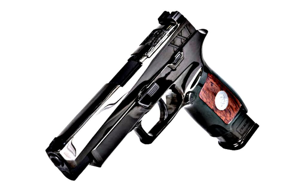 This is the special M17 pistol that will guard The Unknown Soldier