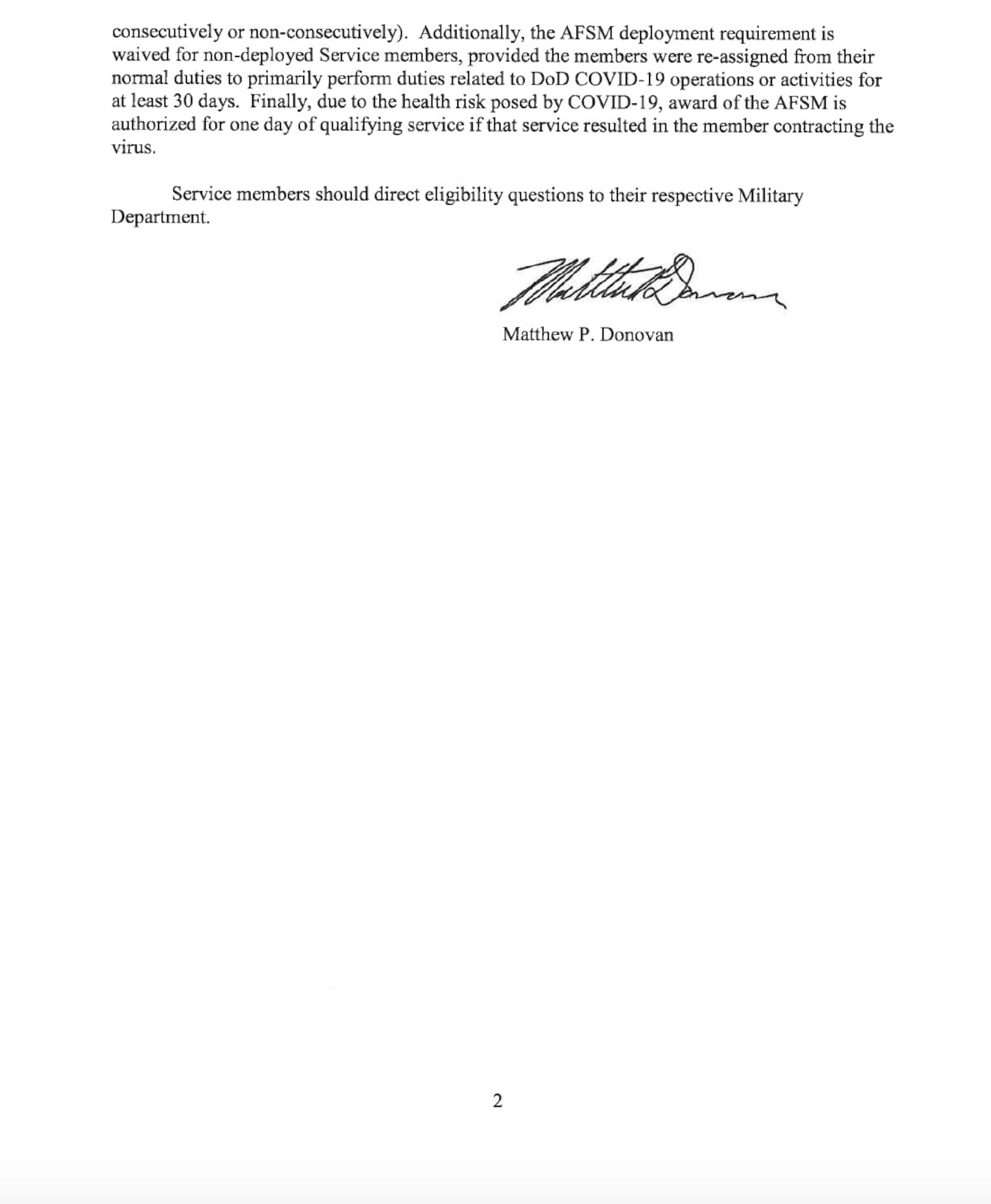 Troops who stepped up for COVID-19 pandemic response are eligible for ...