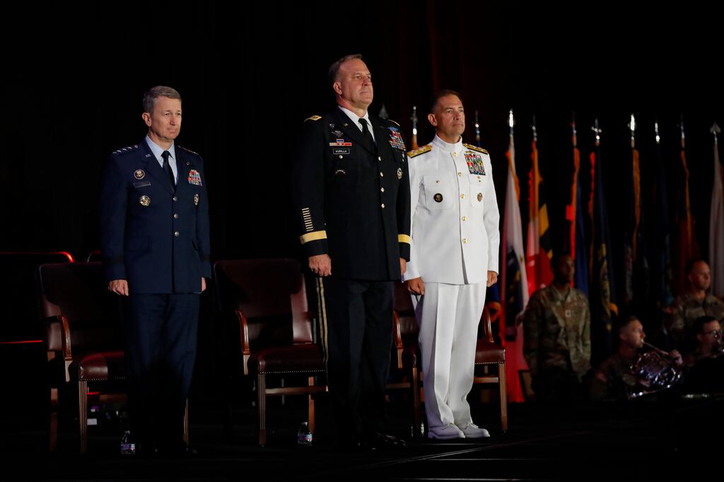 Navy Adm. Brad Cooper takes over at CENTCOM