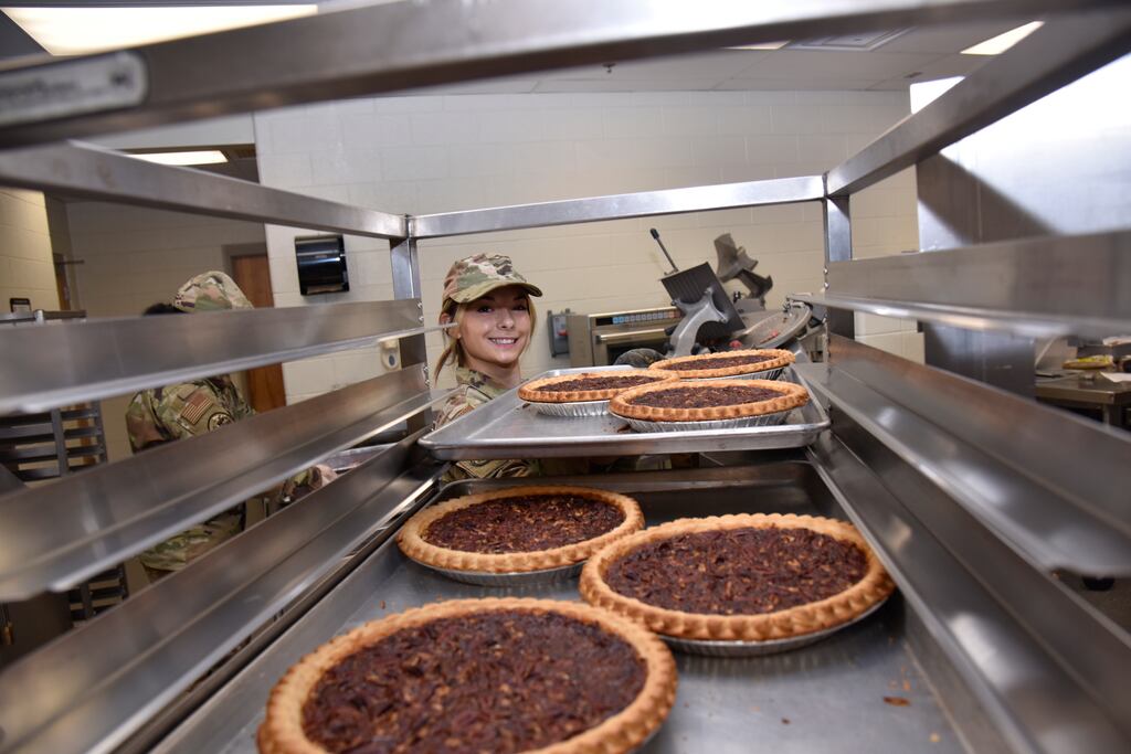 Turkeys, pies and eggnog deployed to troops around the world