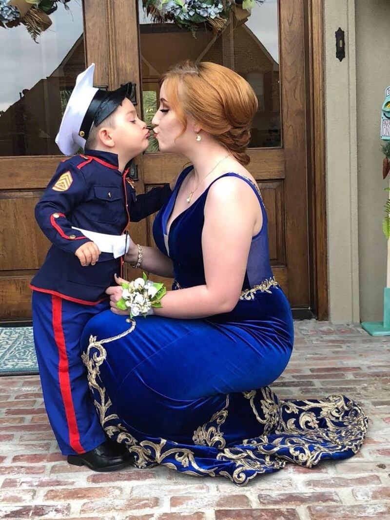 Prom photos involving Marine go viral