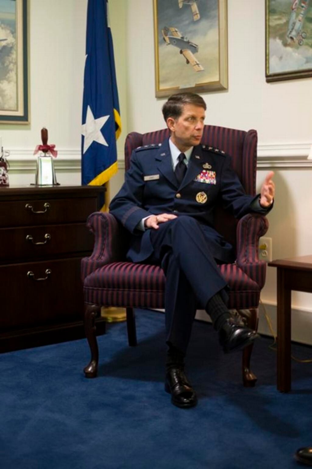Lt. Gen. Jones talks force reduction, uniforms and program changes ahead