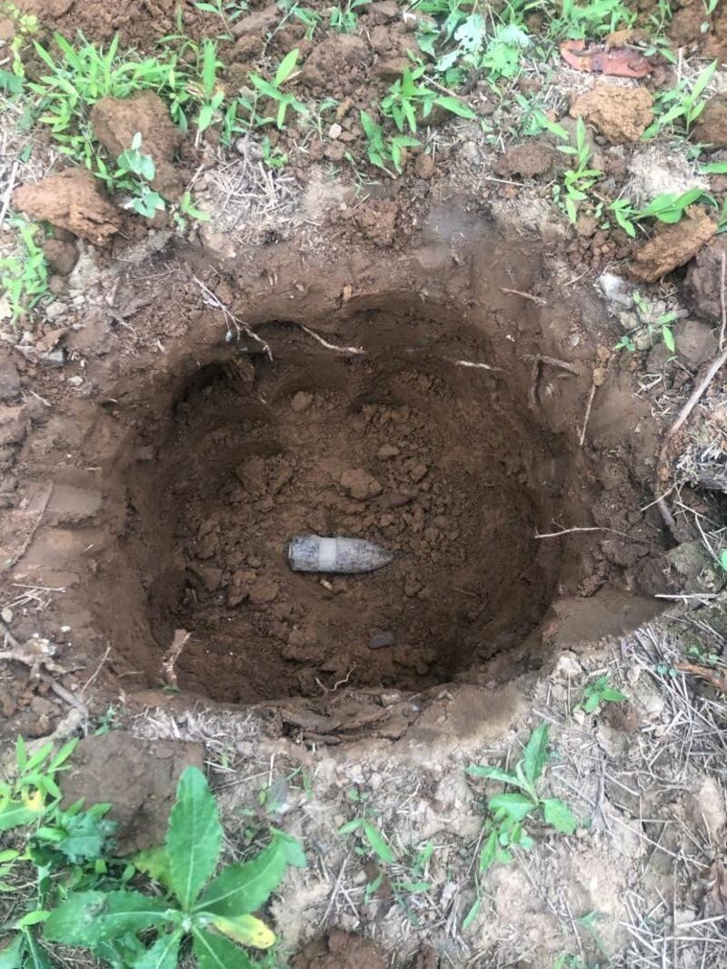 Maryland couple finds live WWI ordnance while digging in their flower bed