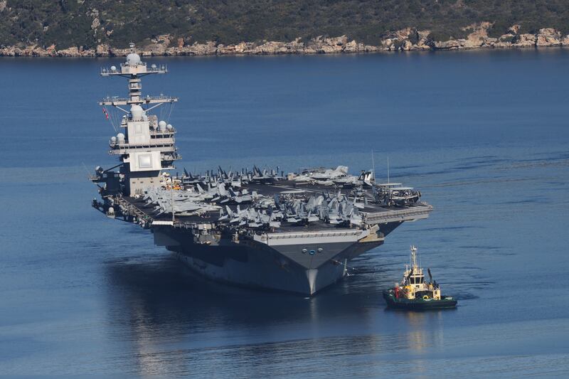 US military assembles largest force of warships, aircraft in Middle ...