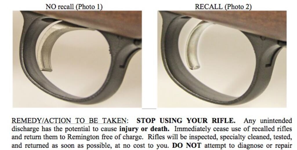X-Mark Pro trigger problem prompts major recall of Remington Model 700 ...