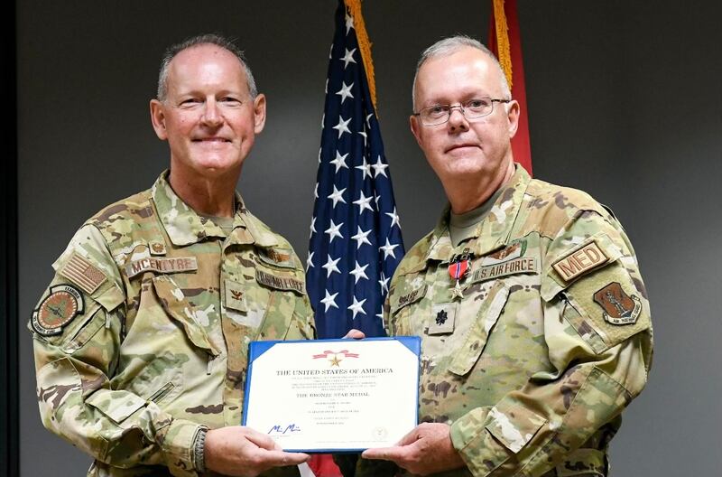 Three years after Abbey Gate, Air Force nurse receives Bronze Star