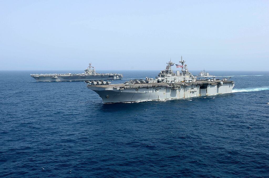 US conducts Navy exercises in Arabian Sea