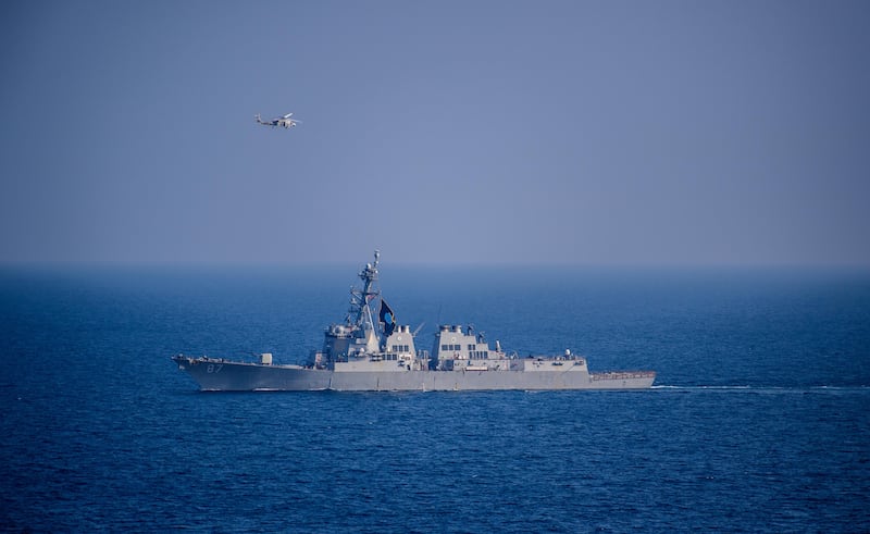 Destroyer USS Mason shoots down drone, anti-ship missile in Red Sea