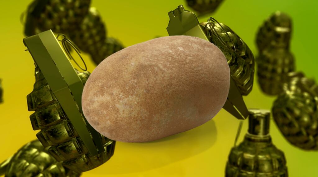 World War II grenade found at french fry factory