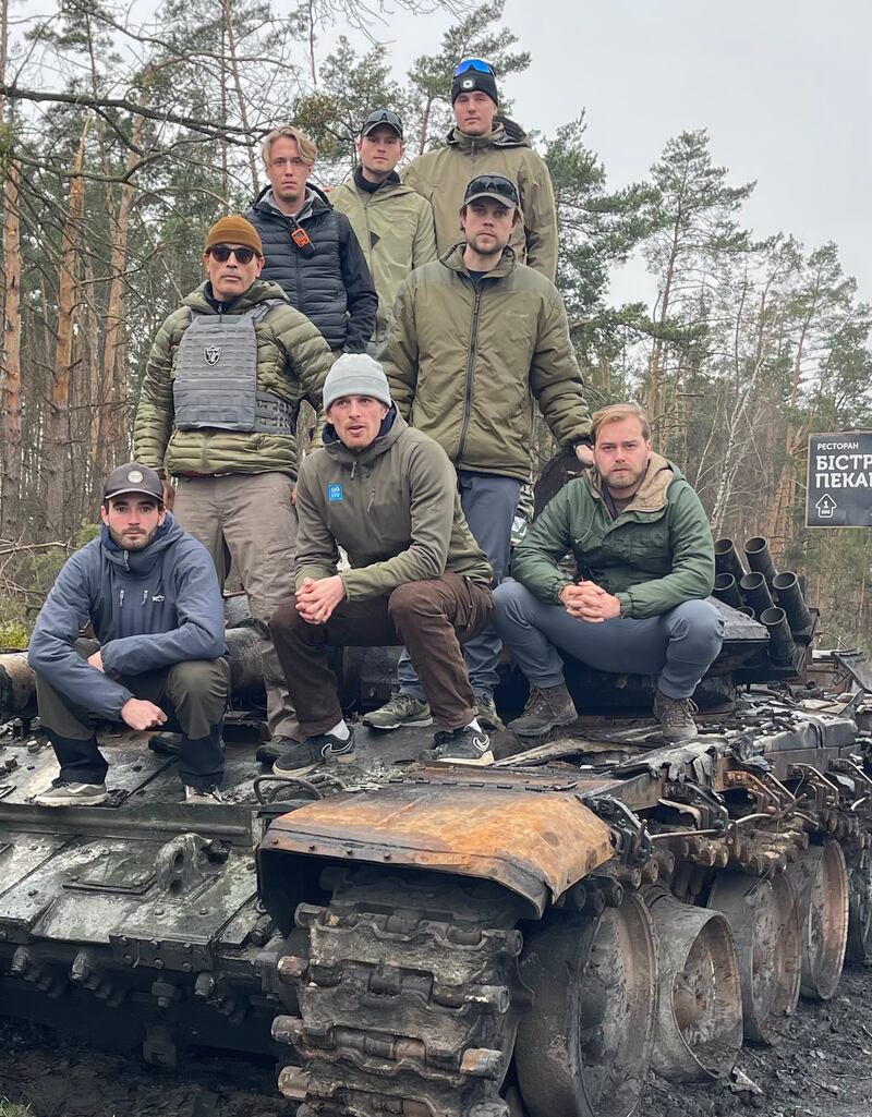 Deliveries to Bucha: US Army veteran trucks aid to battle-scarred ...