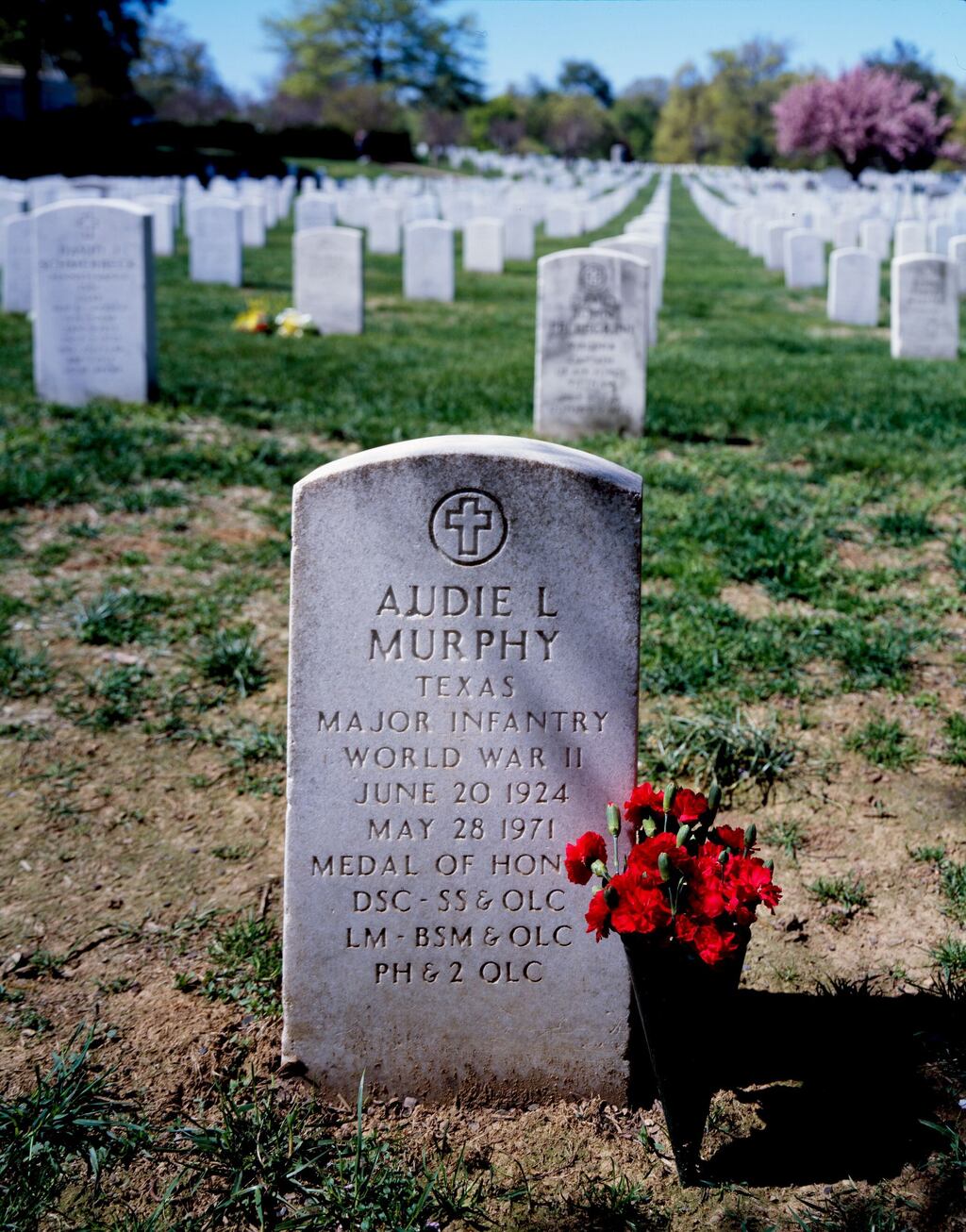 On this day in 1945, Audie Murphy climbed a burning tank and schwacked ...