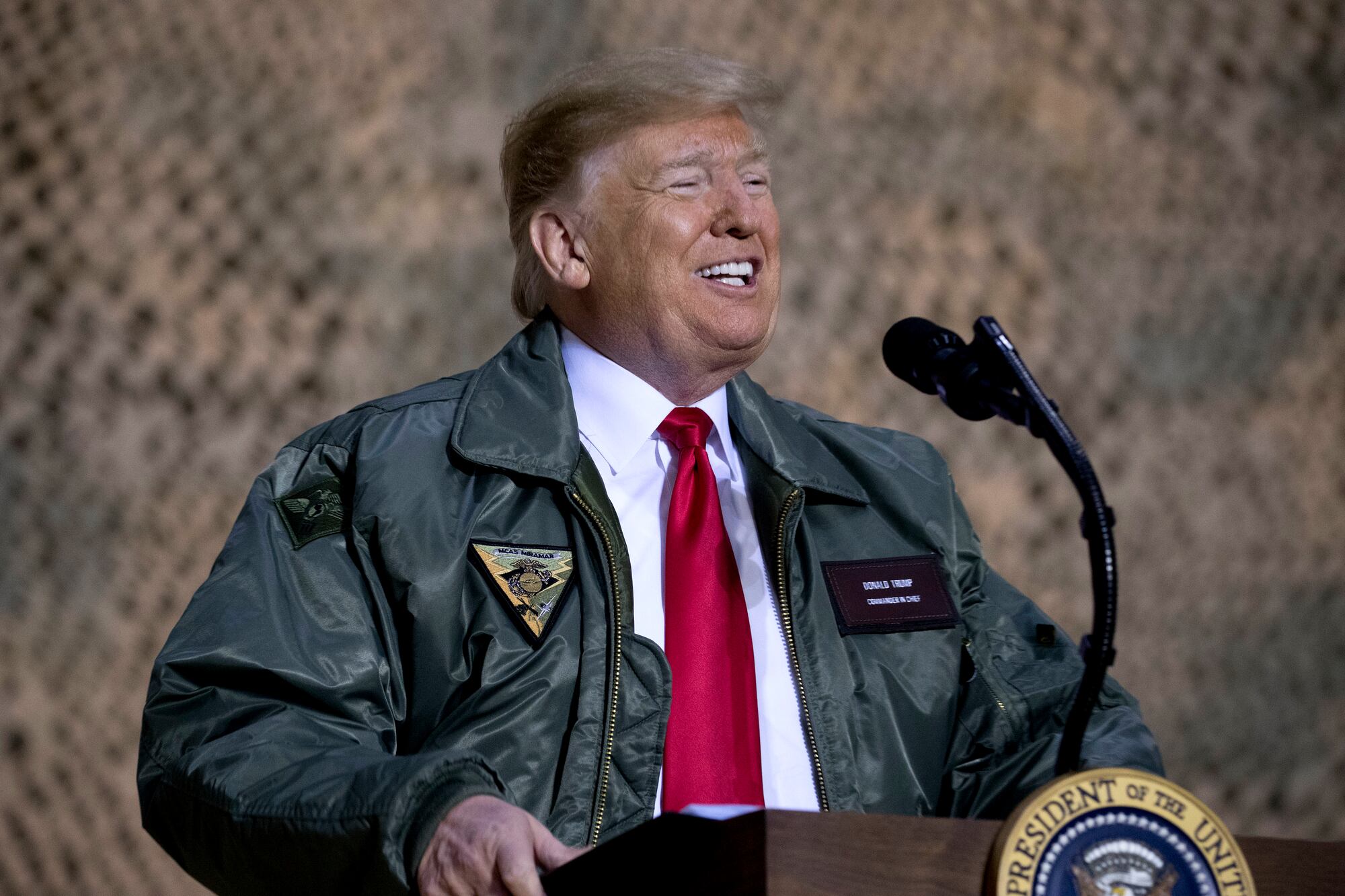 President Trump, first lady make surprise Iraq visit