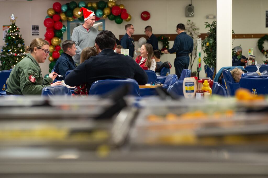 Santa’s elves have been busy bringing cheer to military families