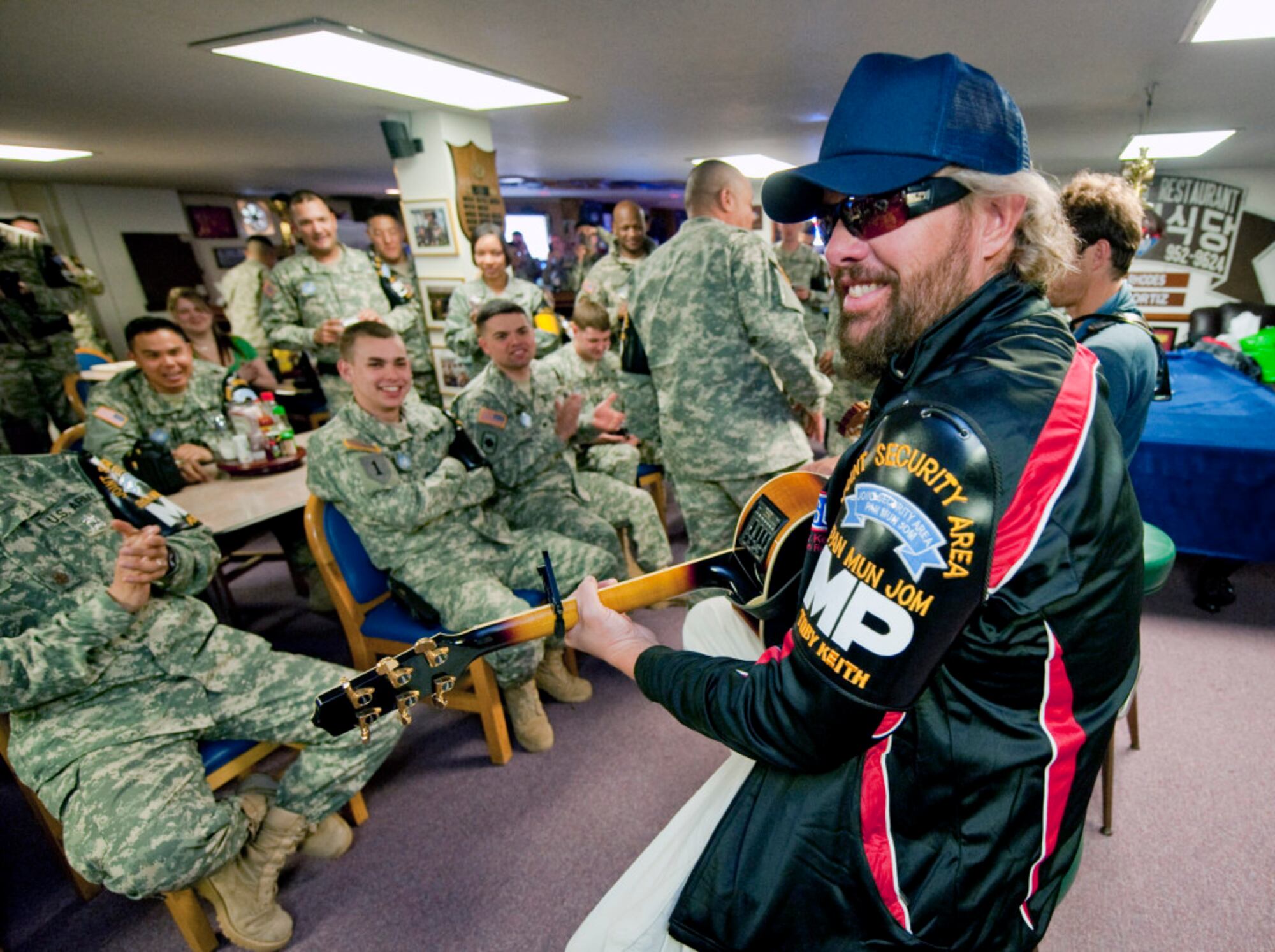 Toby Keith on USO tours